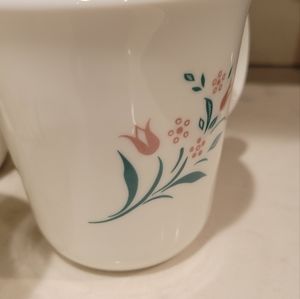 Corningware | Kitchen | 3 Corning Cups Rosemarie Tulip | Poshmark